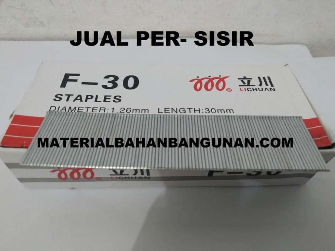 Jual Isi Ulang Paku Tembak Angin 30 mm Stapler Paku Kompressor Per ...