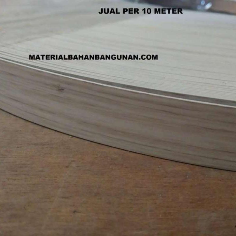 Jual List HPL 1208 FC 1 x 22 mm Motif Kayu Coklat Muda Woodgrain Per 10 ...