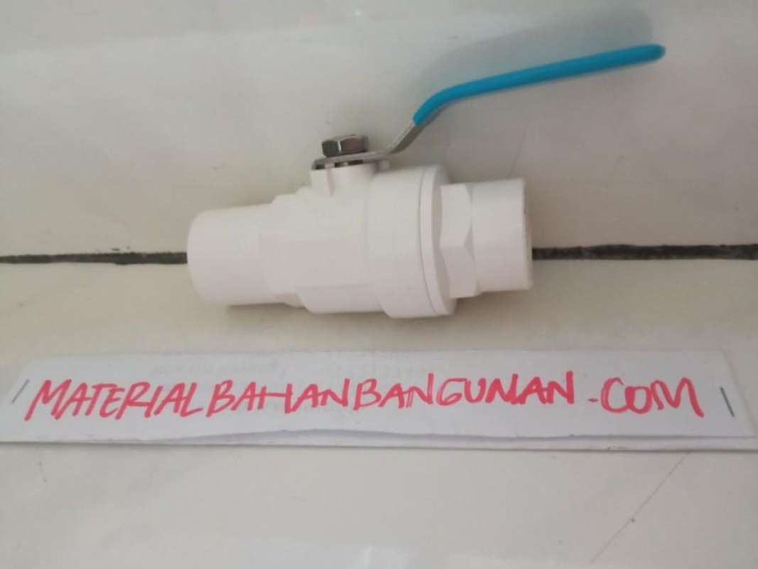 Jual Stop Kran PVC Stainless 1/2 inch Penggatur Saluran Air Kran ...