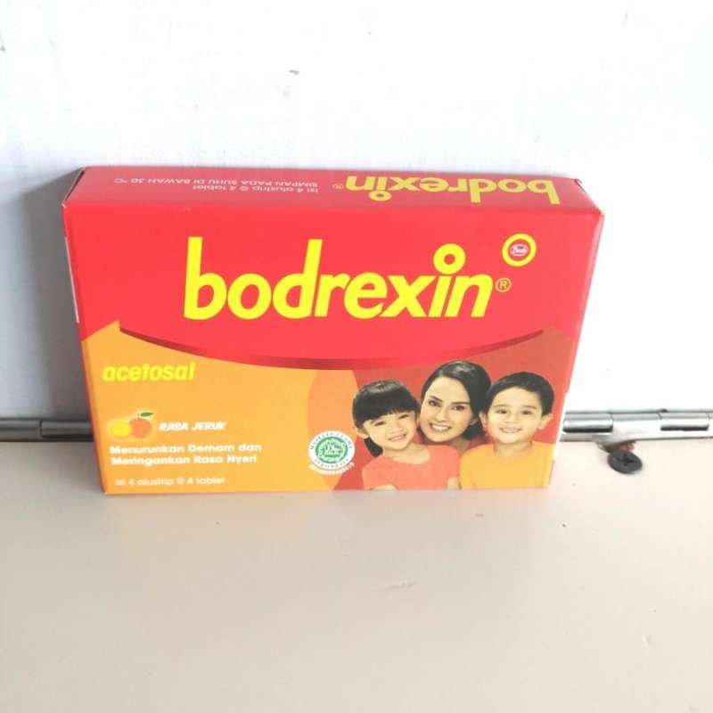 Jual Bodrexin Baru 1 Box Isi 4strip @ 4 Tablet Hisap Obat Demam Panas ...