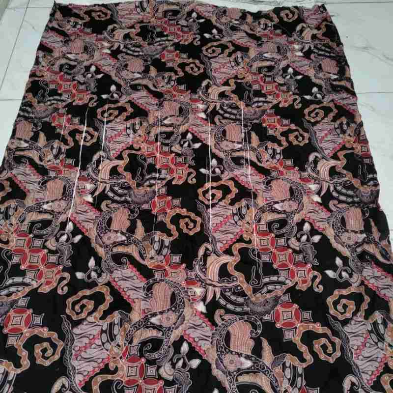 Jual kain katun Jepang motif batik riject (cacat motif) harga per 1 ...