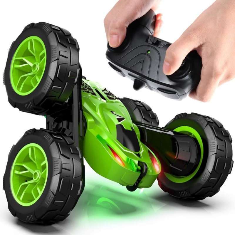 Jual OlarHike Durable RC Stunt Cars Toys - Double Sided Rotating 360 ...