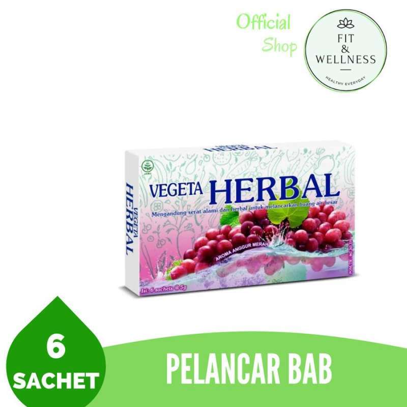 Jual Vegeta Minuman Kaya Serat Alami - 6 Sachet di Seller Fit& wellness ...