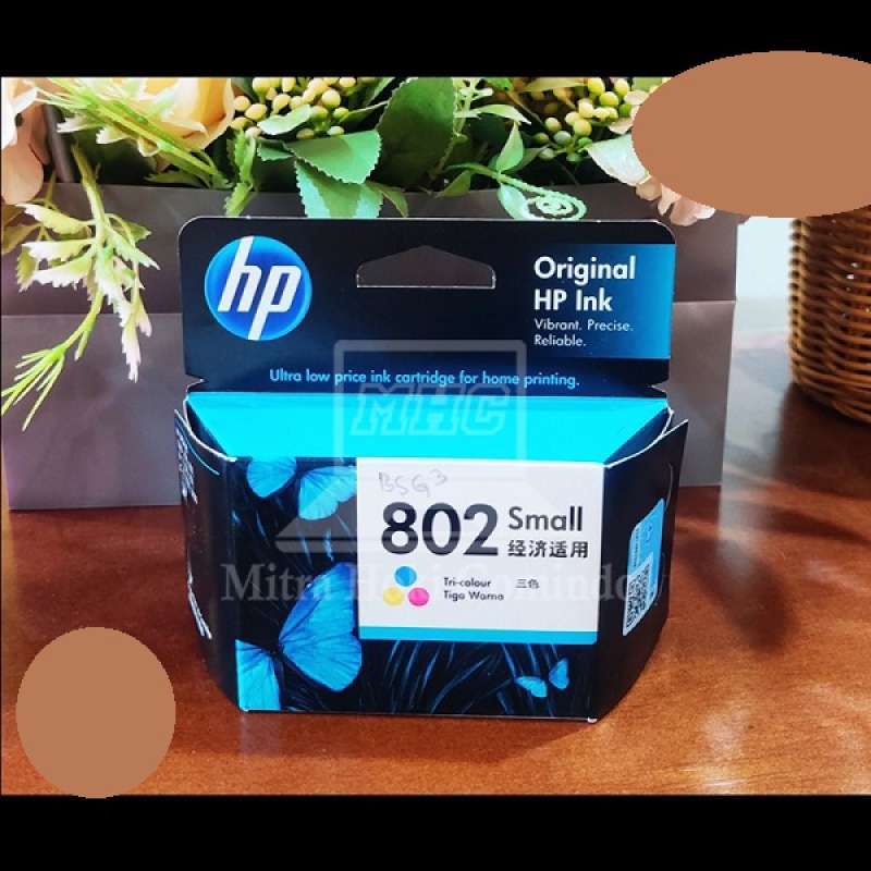 Jual CARTRIDGE HP 802 BK COLOUR ORIGINAL TINTA PRINTER di Seller HOKI ...