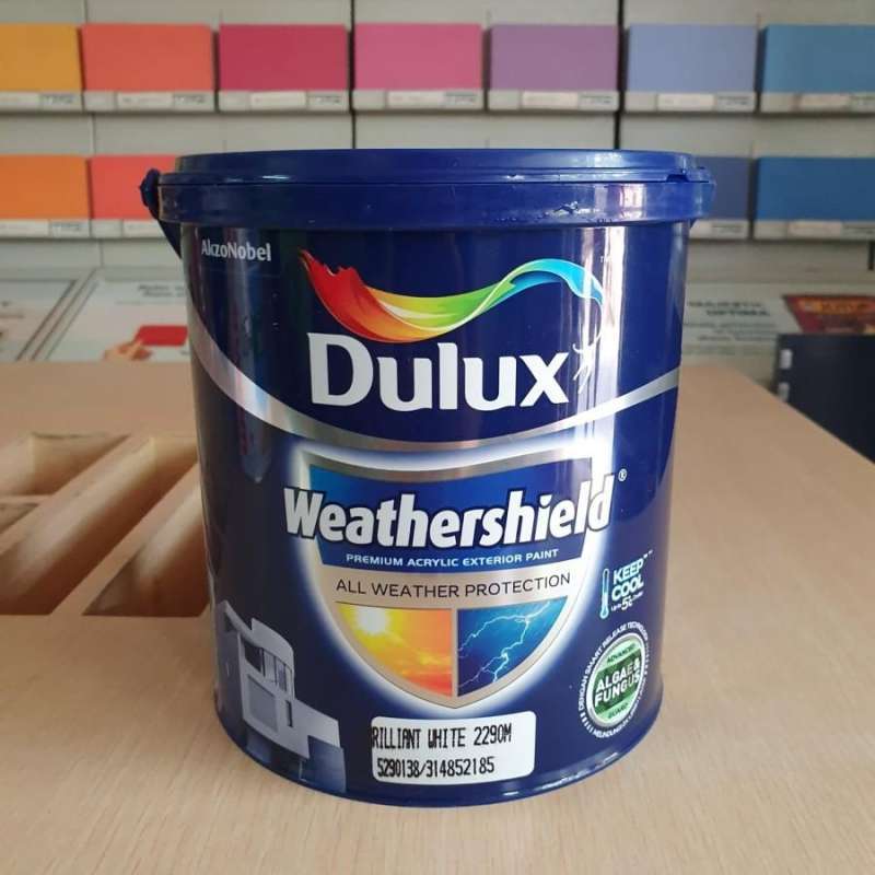 Jual Cat Tembok Eksterior Dulux Weathershield Warna Tinting 2 5ltr Di