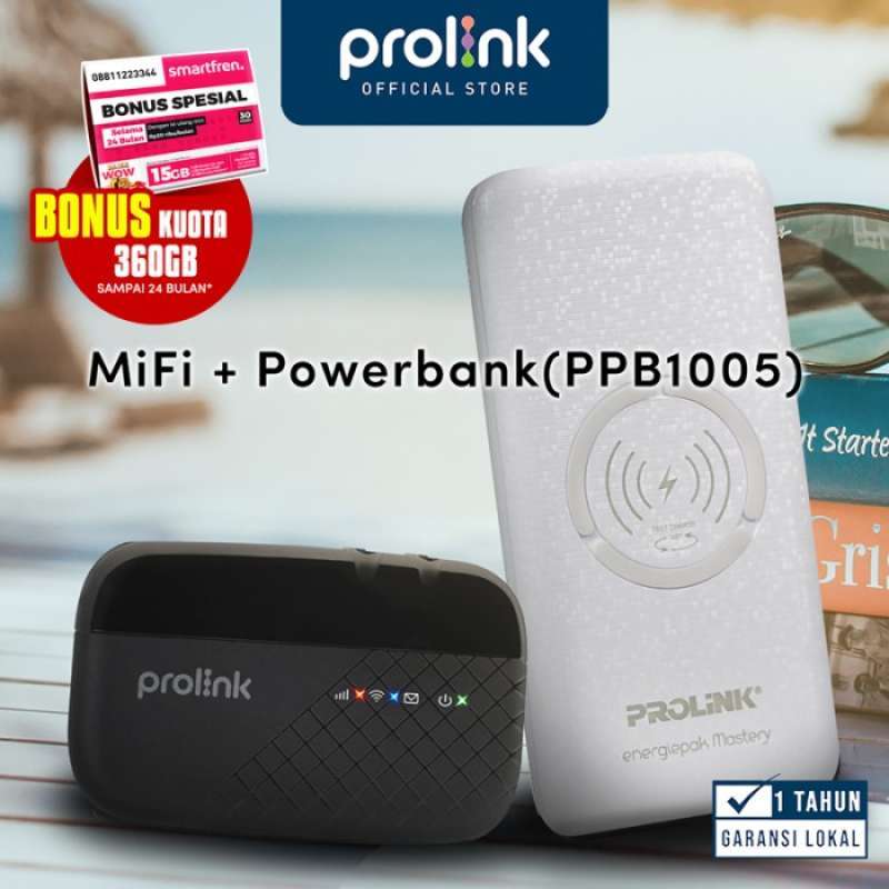 Promo Prolink Mifi Travel Modem Wifi Unlock 4g Lte + Powerbank Wireless ...