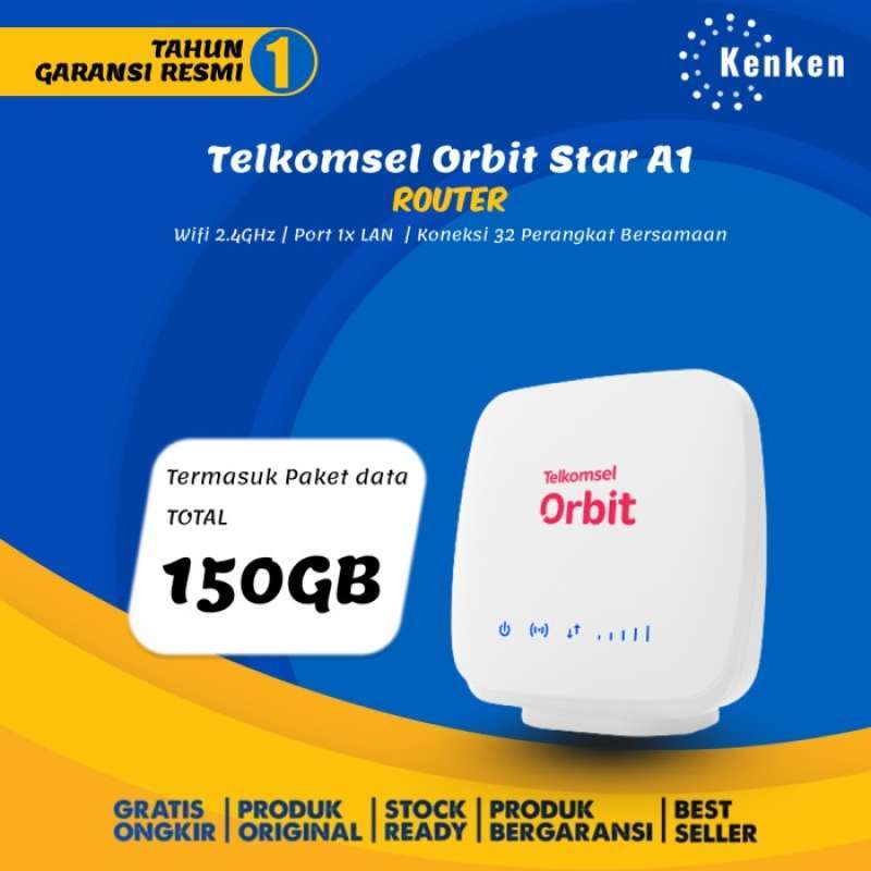 Promo Telkomsel Orbit Star A1 Modem Router 4G High Speed Wifi Diskon 11 ...