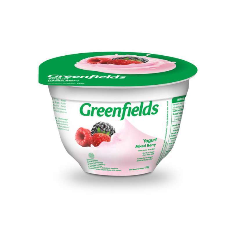 Jual GREENFIELDS YOGURT MIXED BERRY 125 GR di Seller FRESTIVE ...