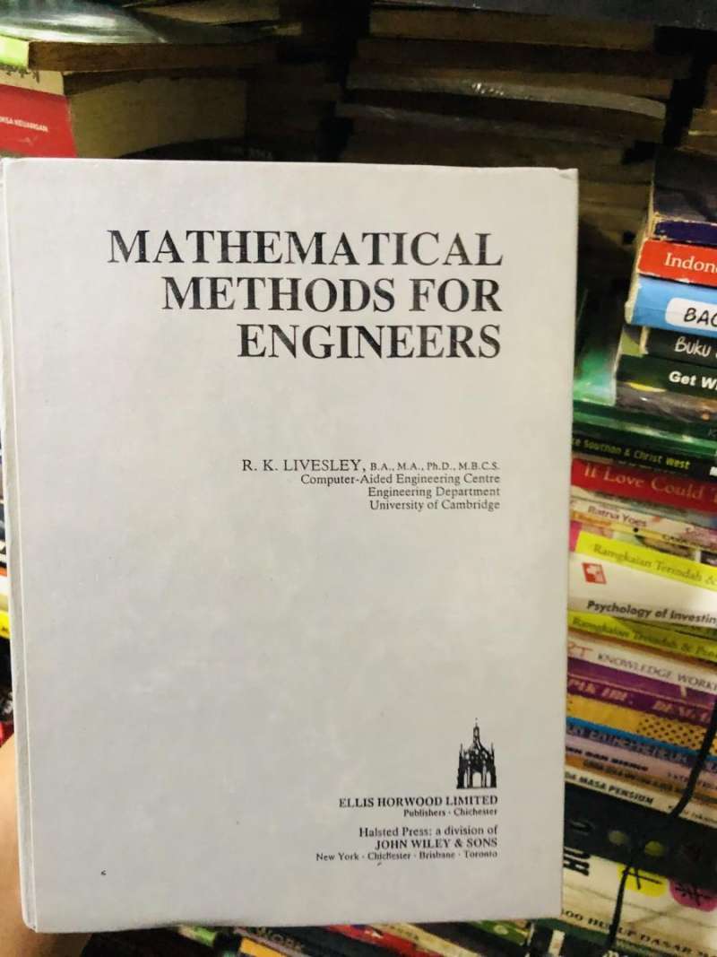 Jual Buku mathematical methods for engineers - R.K LIVESLEY di Seller ...