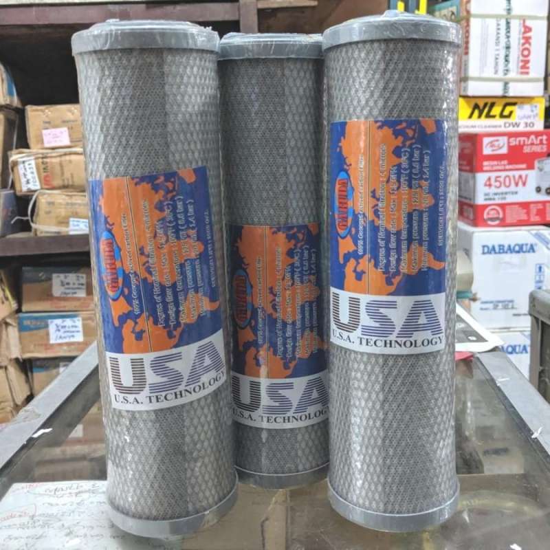 Jual Isi Cartridge Filter Air Carbon Cto 10 Inch Di Seller Isquare ...