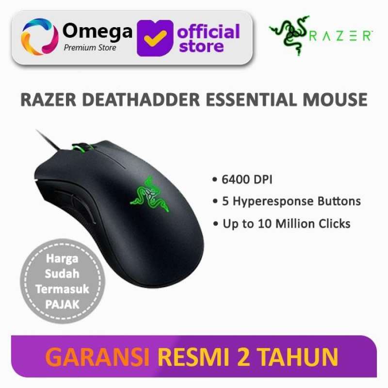 Jual Razer Deathadder Essential - Essential Gaming Mouse di Seller ...