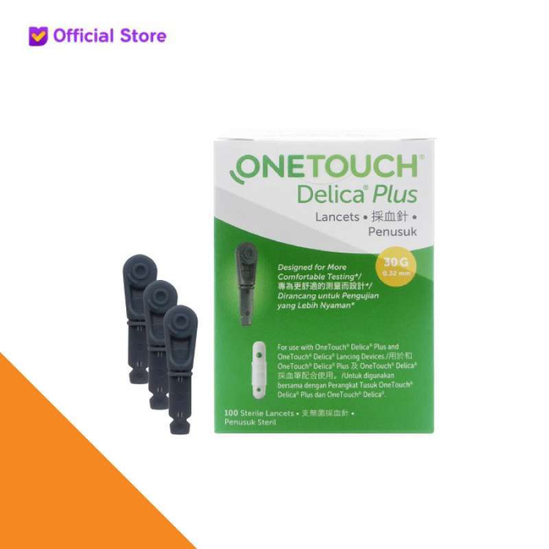 Jual Onetouch Delica Plus Lancet 100S Monitor Kesehatan di Seller ...