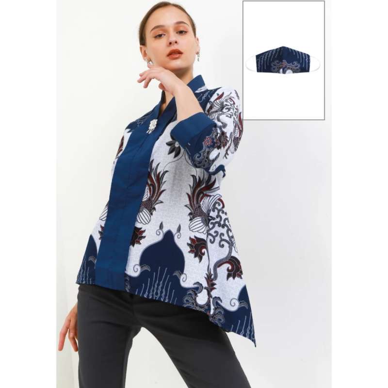 Promo Krisna Batik Wanita Blouse Rita Premium Katun Adem Diskon 50% di ...