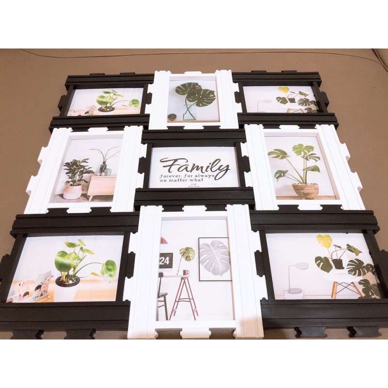 Promo BINGKAI FOTO 9 FRAME / PHOTO FRAME 9 SUSUN ( MODEL GANTUNG ...