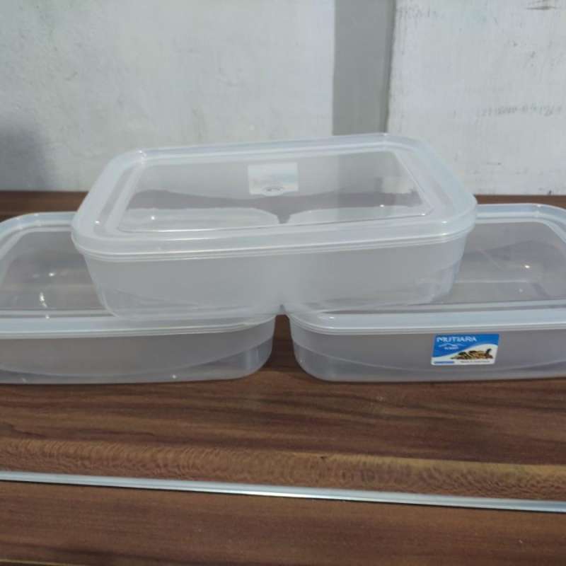 Jual Kotak Makan Plastik Sayur Kotak Penyimpan Makanan 900mL / Tempat ...