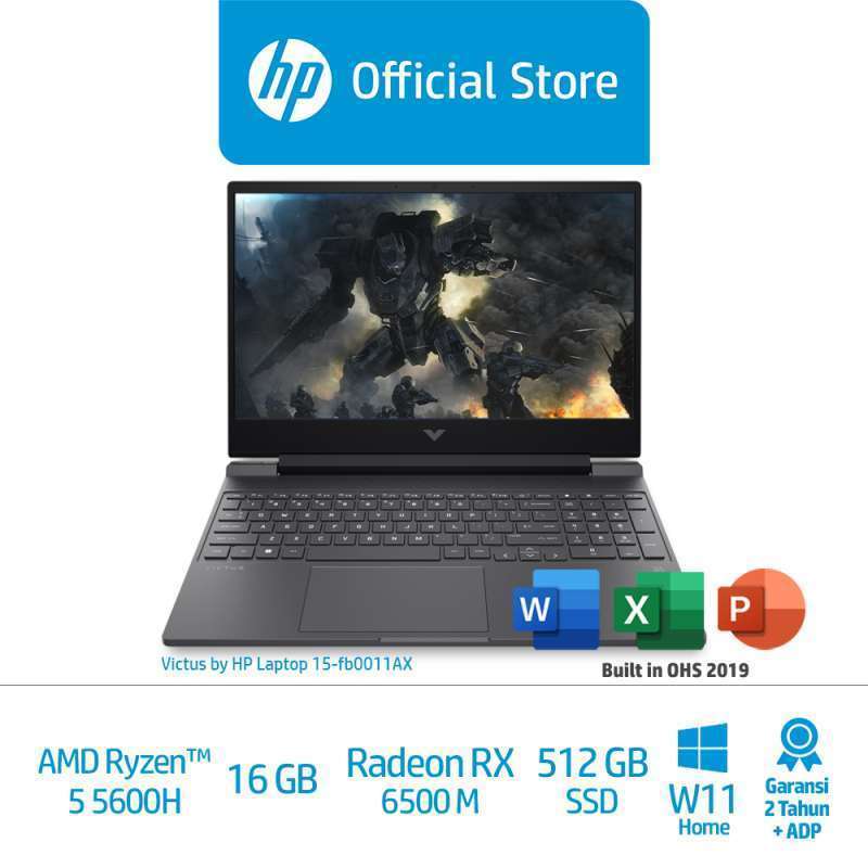 Jual Victus by HP Laptop 15-fb0011AX Mica silver Laptop Gaming (6G1L6PA) /15.6/AMD Ryzen™ 5 ...