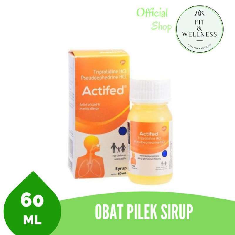 Jual Actifed Sirup Obat Batuk Dan Pilek All Variant 60ml Di Seller Fit ...