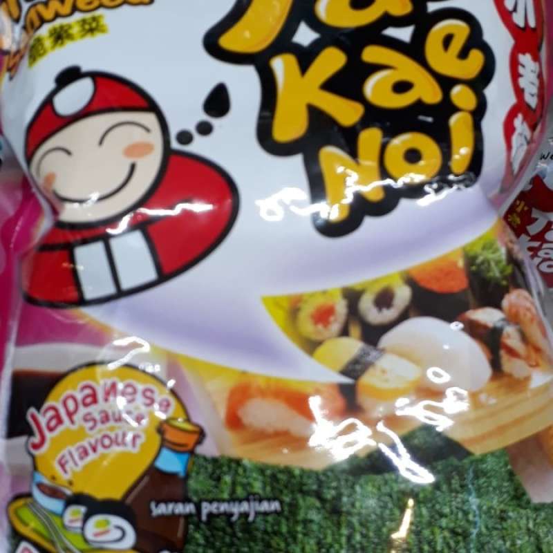 Jual Nori rasa saus Jepang Tao Kae Noi crispy seaweed Japanese sauce ...