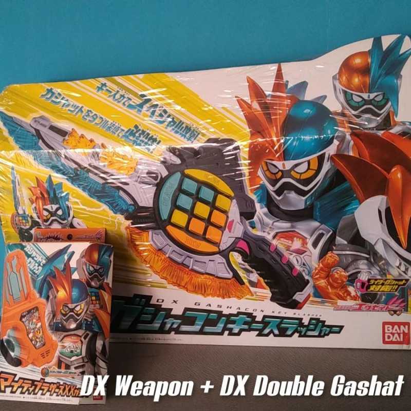 Jual DX Weapon Set Gashat Kamen Rider Ex Aid Mighty Double XX JAPAN di ...