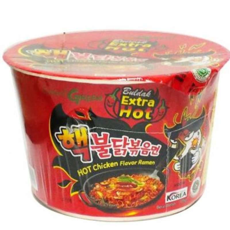 Jual Mie instan Samyang Green Buldak Extra Hot hot chicken flavor ramen ...