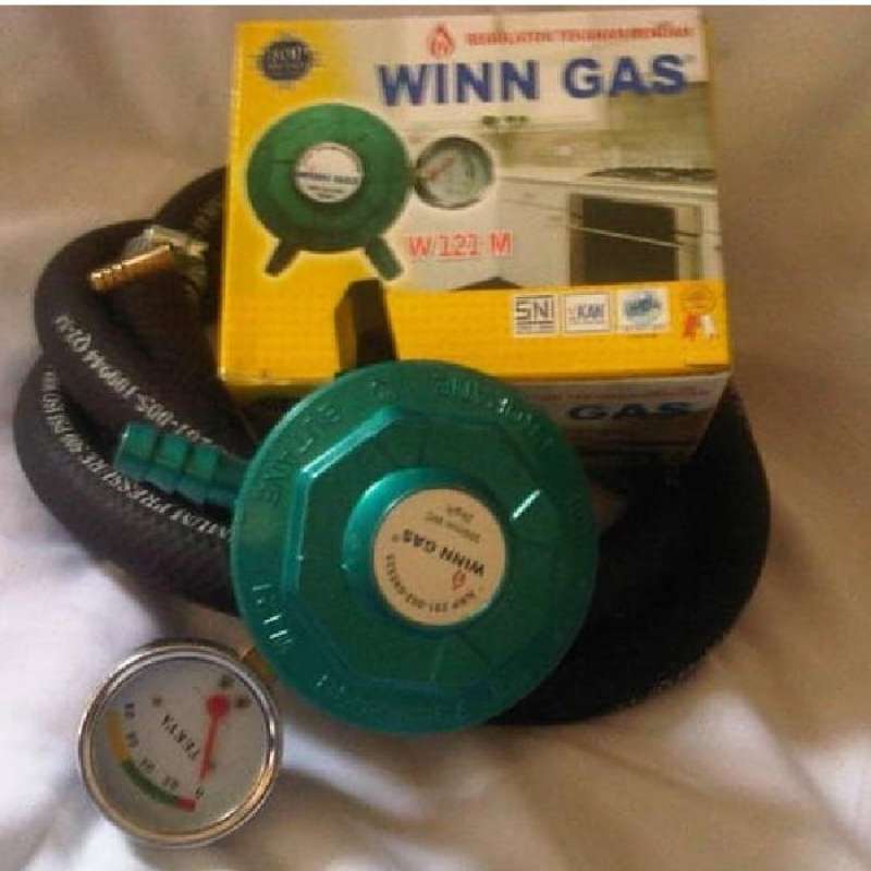 Jual Regulator Matic Winn Gas W 121 M Selang Gas Lpg 500 Psi Anti Meledak Di Seller Lokananta ...