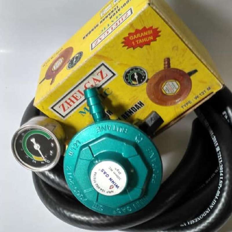 Jual Regulator Matic Winn Gas W 121 M Selang Gas Lpg 500 Psi Anti ...