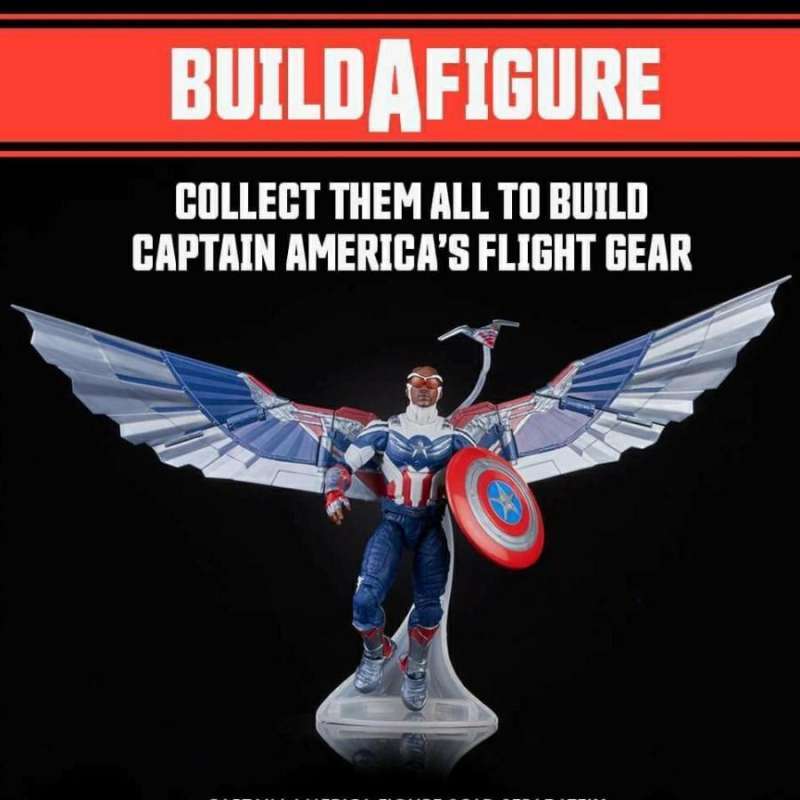 Jual Marvel Legends Sam Wilson Captain America Baf Flight Gear Falcon ...