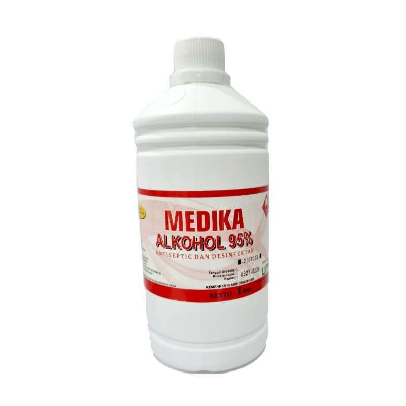 Jual Alkohol Medika 95% 1000 Ml Di Seller Apotik Victory Glodok ...