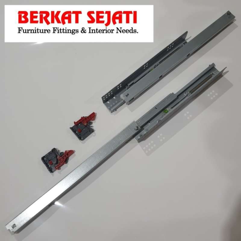 Jual Premium HAFELE 350 mm Rel Laci Tandem Clip On Double Slow Motion ...