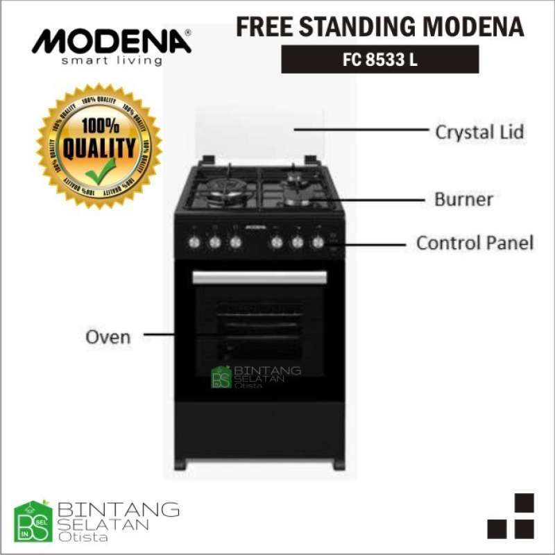 Jual MODENA FREE STANDING / KOMPOR DAN OVEN MODENA FC 8533 L di Seller ...
