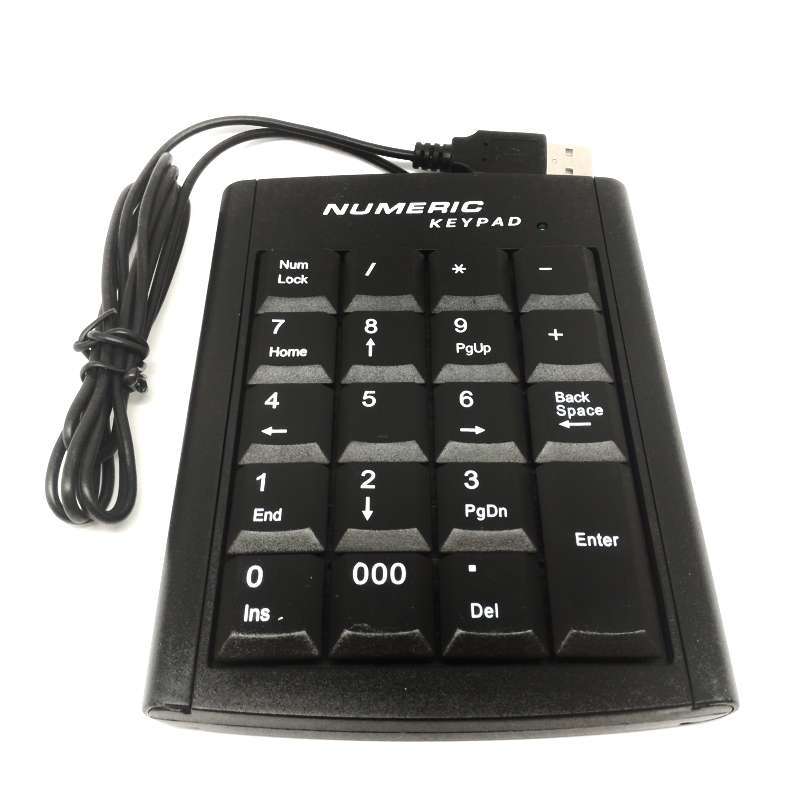 Promo Keypad Angka Numerik Usb Untuk Laptop / Notebook Accounting Kasir ...