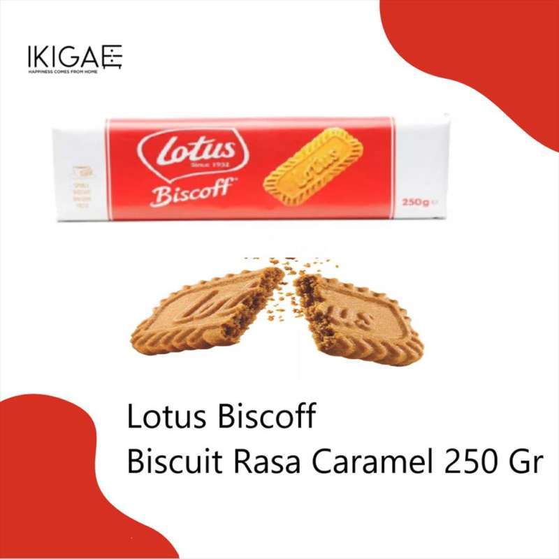 Jual LOTUS BISCOFF / BISCUIT CARAMEL 250 GR di Seller IKIGAE - Jelupang ...