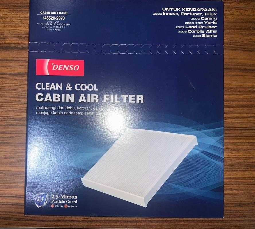 Jual Filter Kabin Filter Udara AC Toyota Yaris 145520-2370 Denso Ori di ...