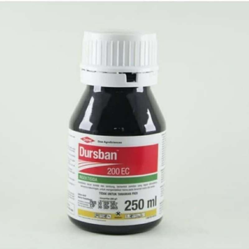 Jual Dursban 200 EC 250 mL Insektisida Pembasmi Serangga Tanaman di ...