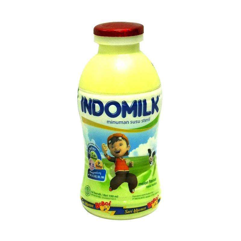 Jual INDOMILK UHT MILK MELON MOVE 190 ML di Seller FRESTIVE SUPERMARKET ...