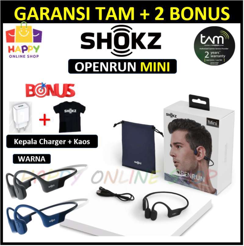 Jual Shokz Openrun Mini Aftershokz Open Run Mini Aeropex Wireless Bone ...