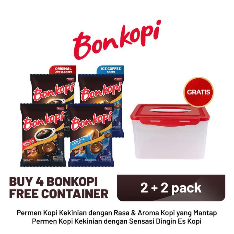 Jual Buy 4 Bonkopi Mix Get 1 Free Container Di Seller Kapal Api ...