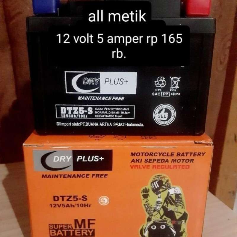 Jual Accu Motor Dry Plus Terbaru Dengan Harga Termurah Di 2024 | Blibli