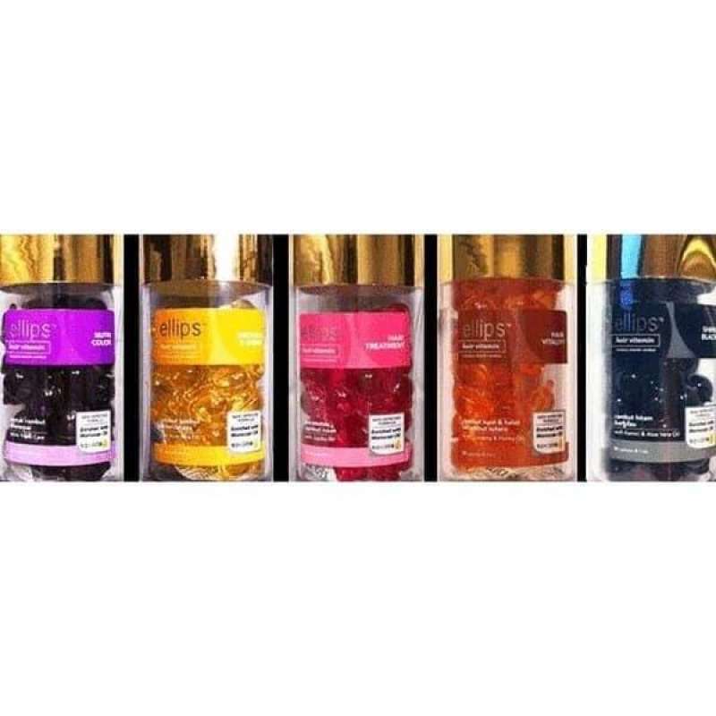 Jual Ellips Hair Vitamin Elips Vitamin Rambut Botol isi 50 di Seller ...