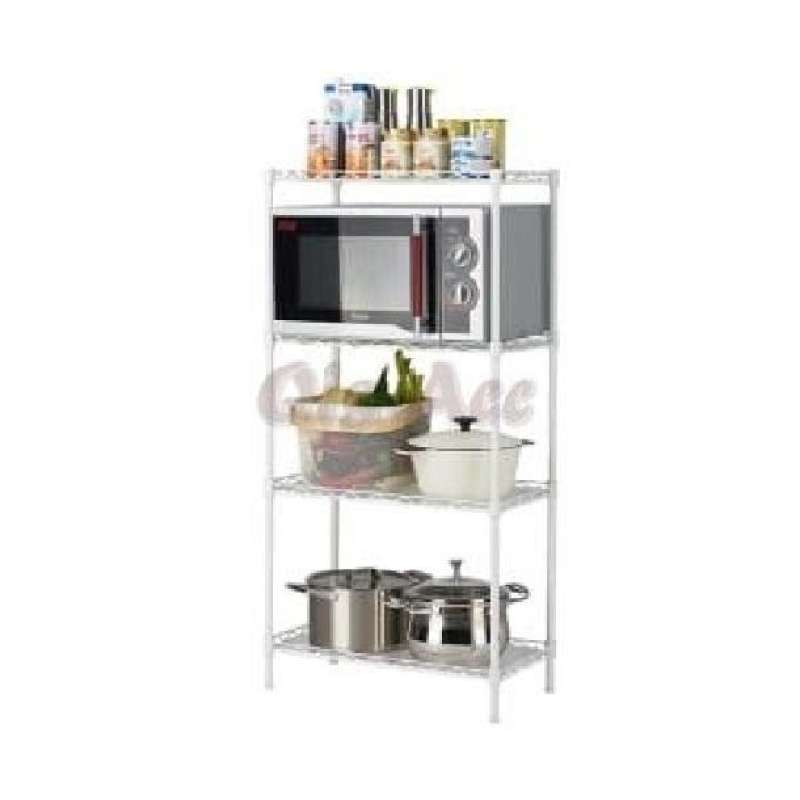 Jual Krisbow Rak Besi 4 Tingkat Serbaguna - Putih Di Seller Qis Acc ...