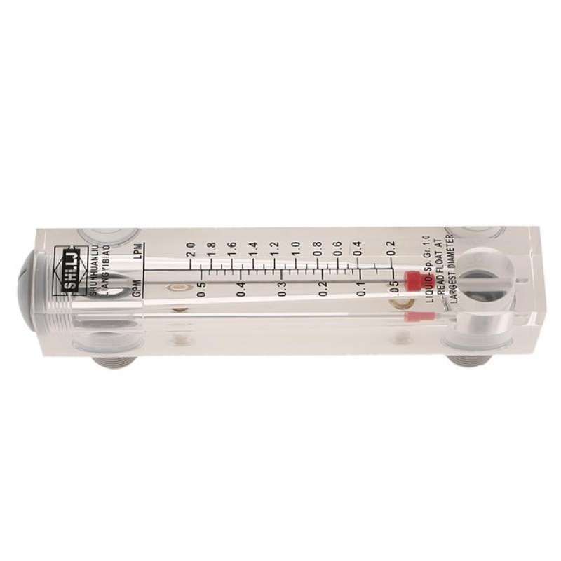 Promo Flowmeter Rota Meter Air 0,5 5 Gpm Flow Meter Liquid Rotameter ...