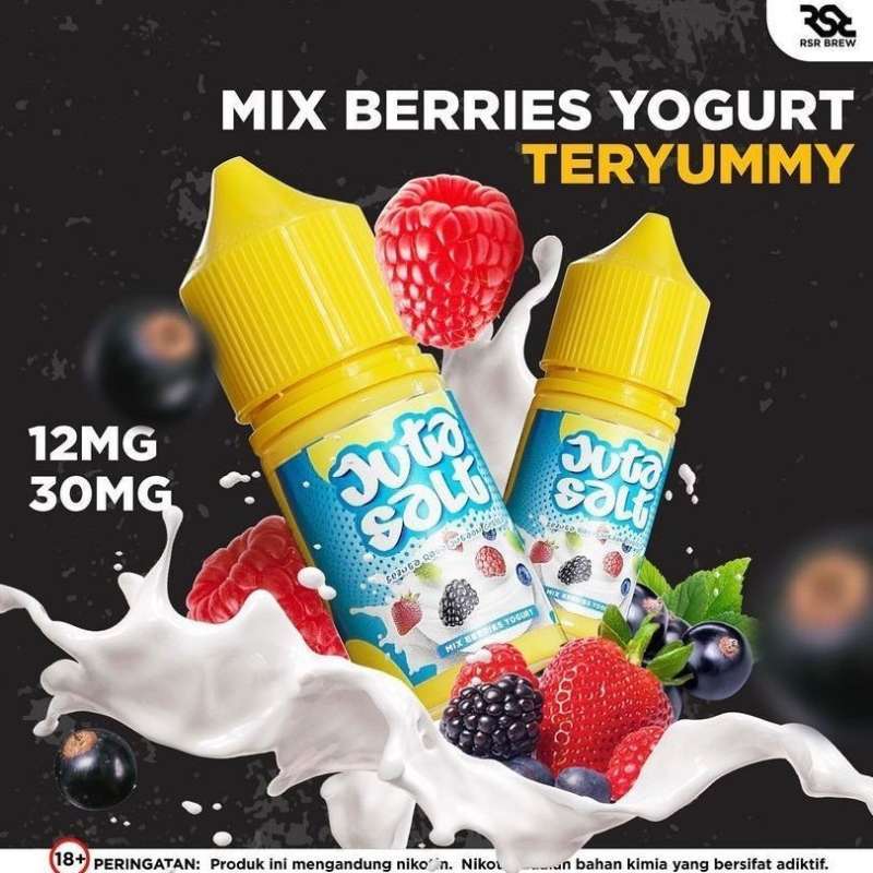 Jual Juta Mix Berries Yogurt Salt Nic 30ML by RSR Brew - Liquid Yoghurt ...