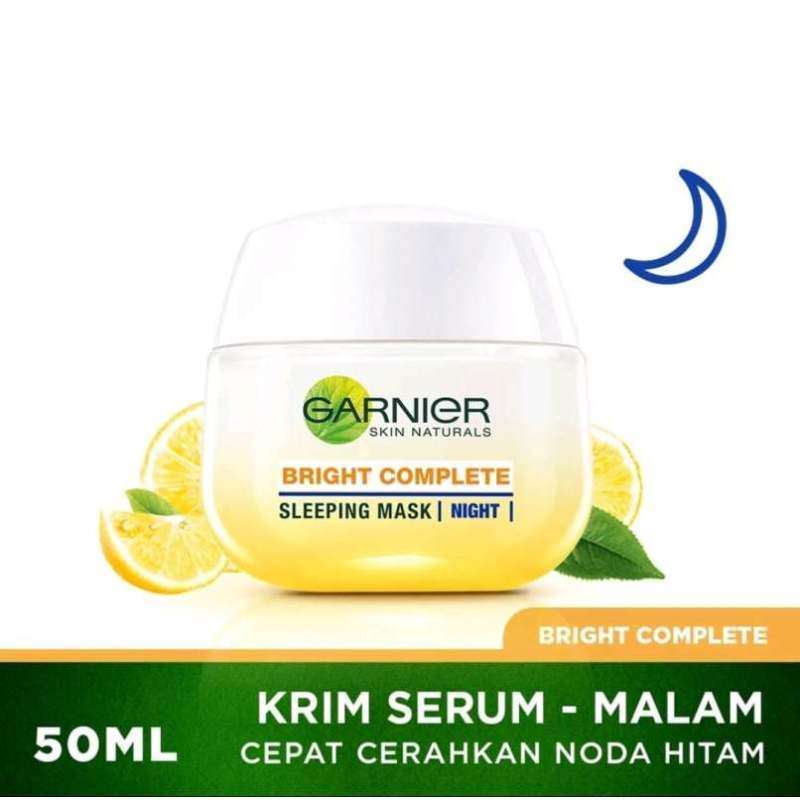 Jual GARNIER Bright Complete Sleeping Mask Night Cream 50ml di Seller ...