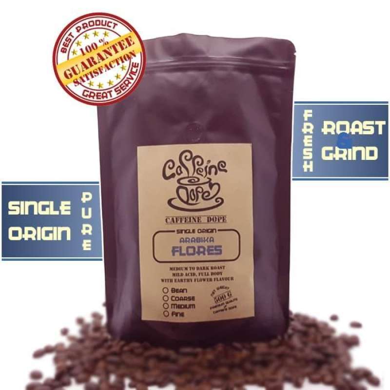 Jual Kopi Arabika Flores 500 Gr Single Origin Bean/Biji & Ground/Bubuk ...