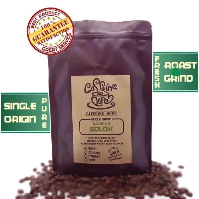 Jual Kopi Arabika Solok 500 Gr Single Origin Bean/Biji & Ground/Bubuk ...