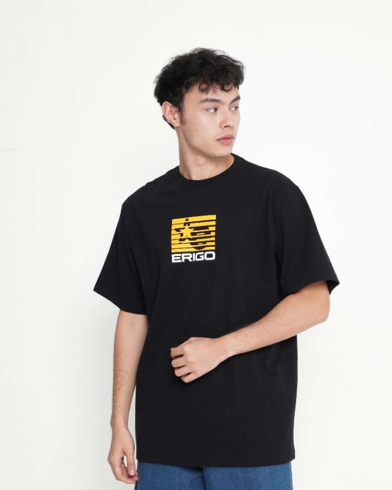 Jual Erigo T-Shirt Oversize Arron Black di Seller Erigo Official Store ...