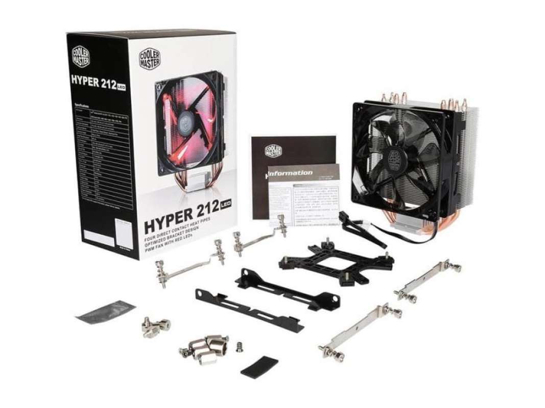Jual Fan Processor Cooler Master Hyper 212 LED - CPU Cooler di Seller ...