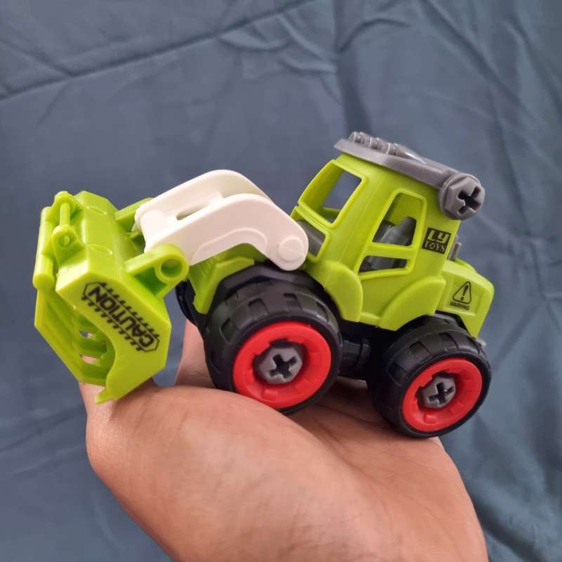 Jual Mainan Assembly Traktor Kayu Lumberjack Diy Bongkar Pasang Pakai ...