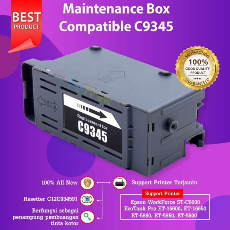 Jual Epson C9345 Maintenance Box Printer L6550 L6580 L15150 L15160 ...