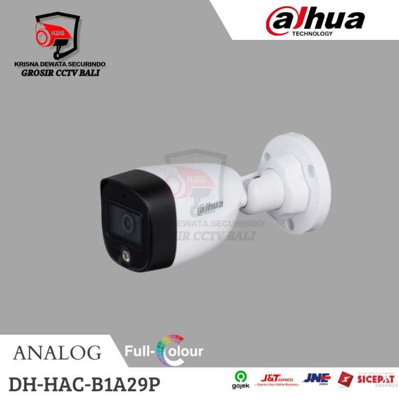 Jual CAMERA CCTV ANALOG FULL COLOR DAHUA OUTDOOR 2MP DH-HAC-B1A29P di ...